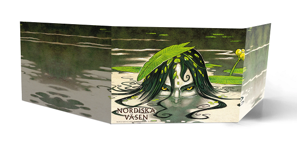 Vaesen Nordic Horror GM Screen & Map [FLFVAS04] $29.99 Value – RPG City